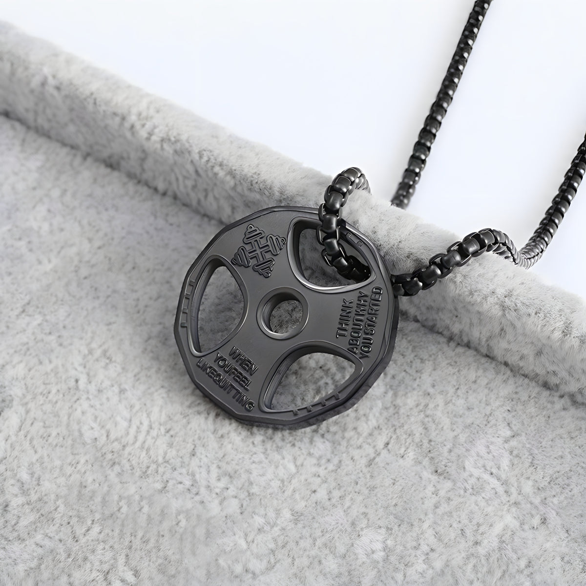 Weight Plate Necklace | Gym Jewelry | Iconic Plate